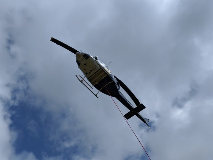 Helicopter Concrete Delivery - Rogers Helicopters